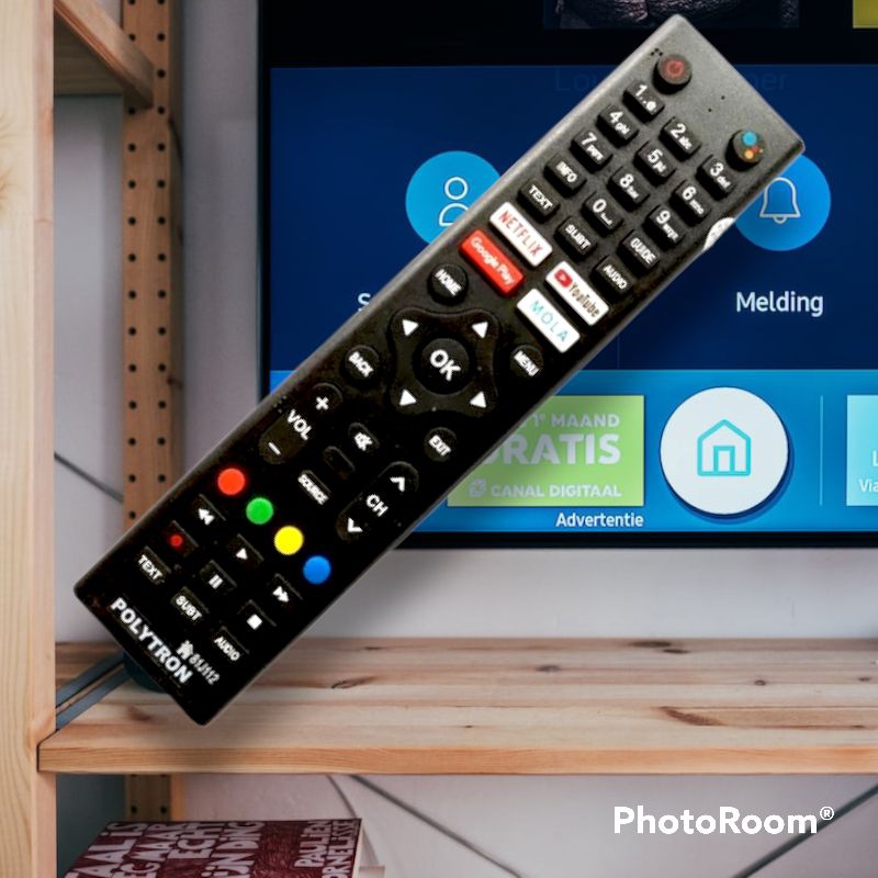Jual Remote Smart TV Polytron Android TV Polytron Mola | Shopee Indonesia
