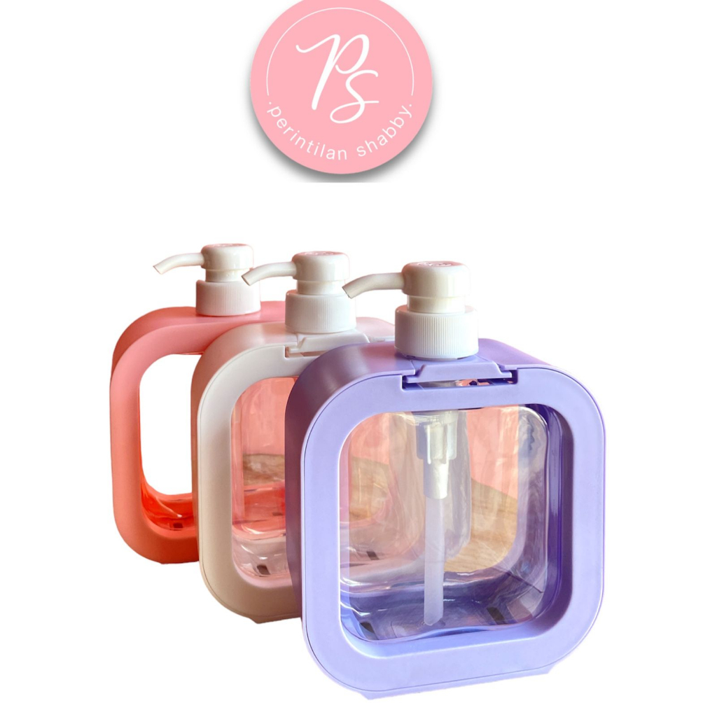 Jual BOTOL PUMP KOREA 500ML PINK LILAC WHITE | Shopee Indonesia