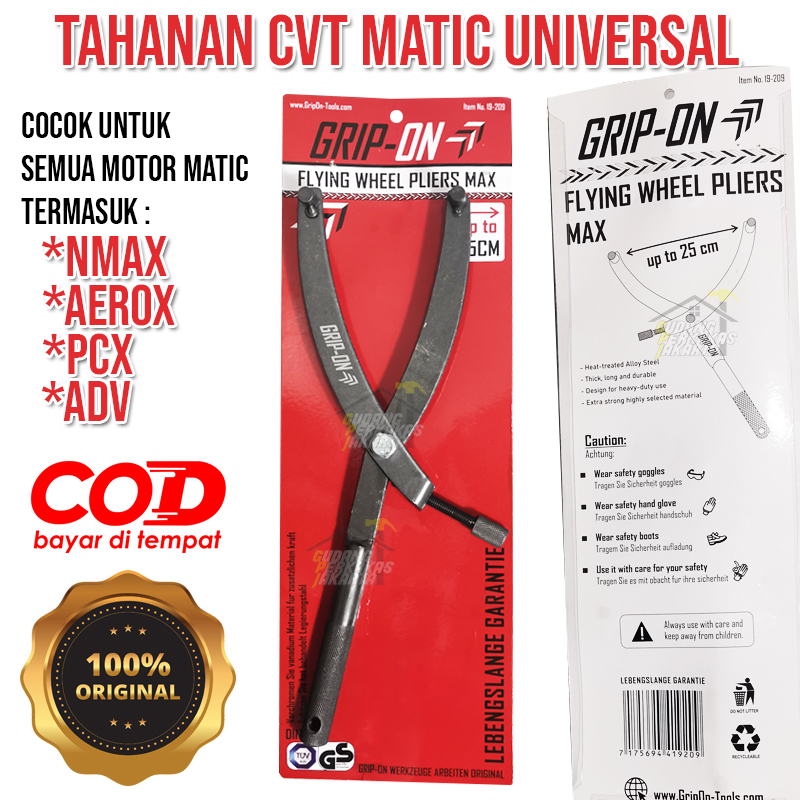 Jual GRIP-ON TAHANAN CVT MATIC MAX / PENAHAN CVT NMAX PCX AEROX ADV / UNIVERSAL HOLDER / FLYING ...