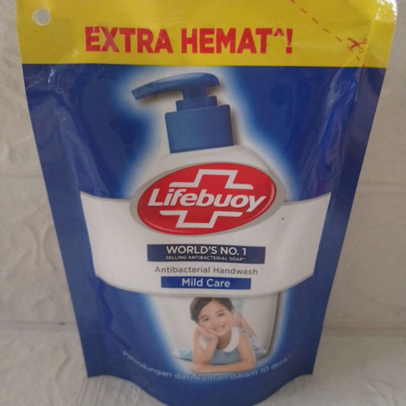 Jual Lifebuoy Antibacterial Handwash Mild Care 180ml Shopee Indonesia