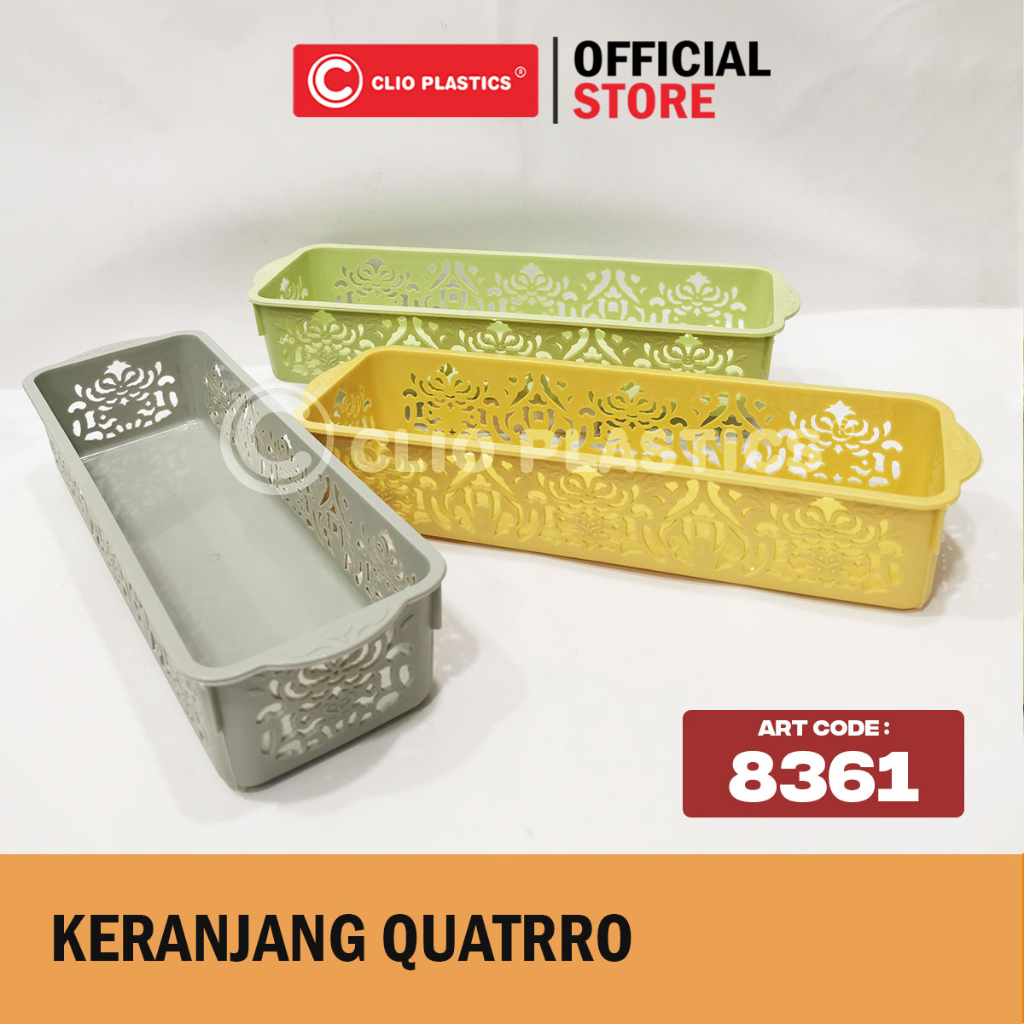 Jual Clio Storage Basket Estetik Quattro 8361 / Keranjang Quattro 8361 ...