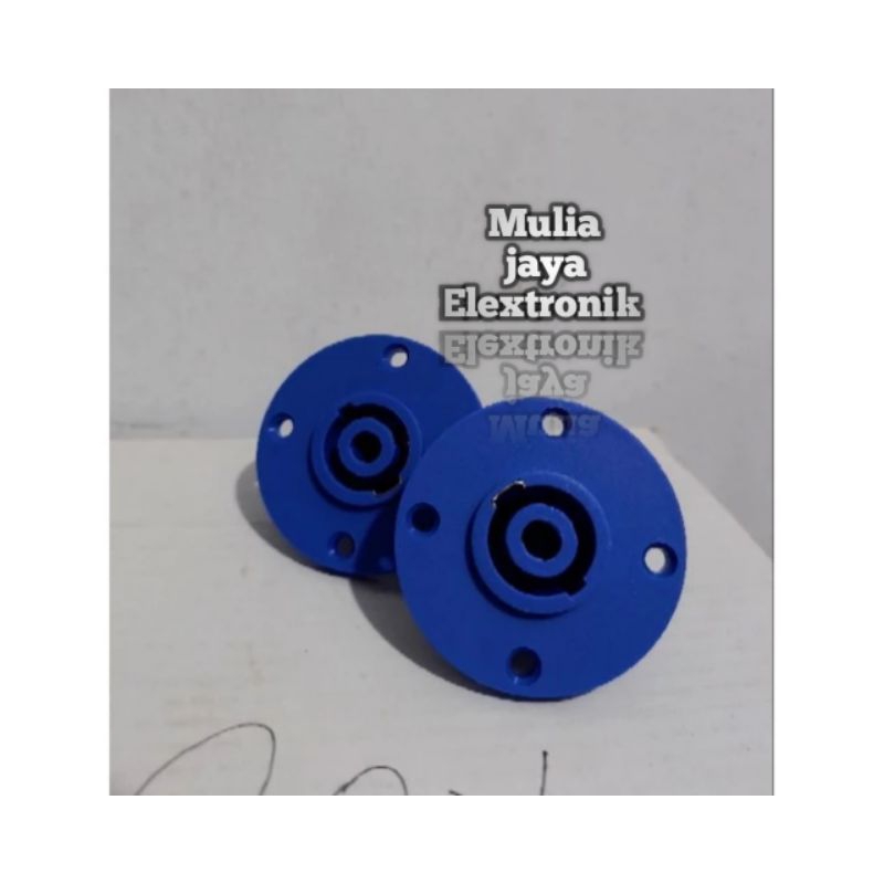 Jual SOCKET SPEAKON MODEL BULAT BIRU MODEL 3316 A | Shopee Indonesia