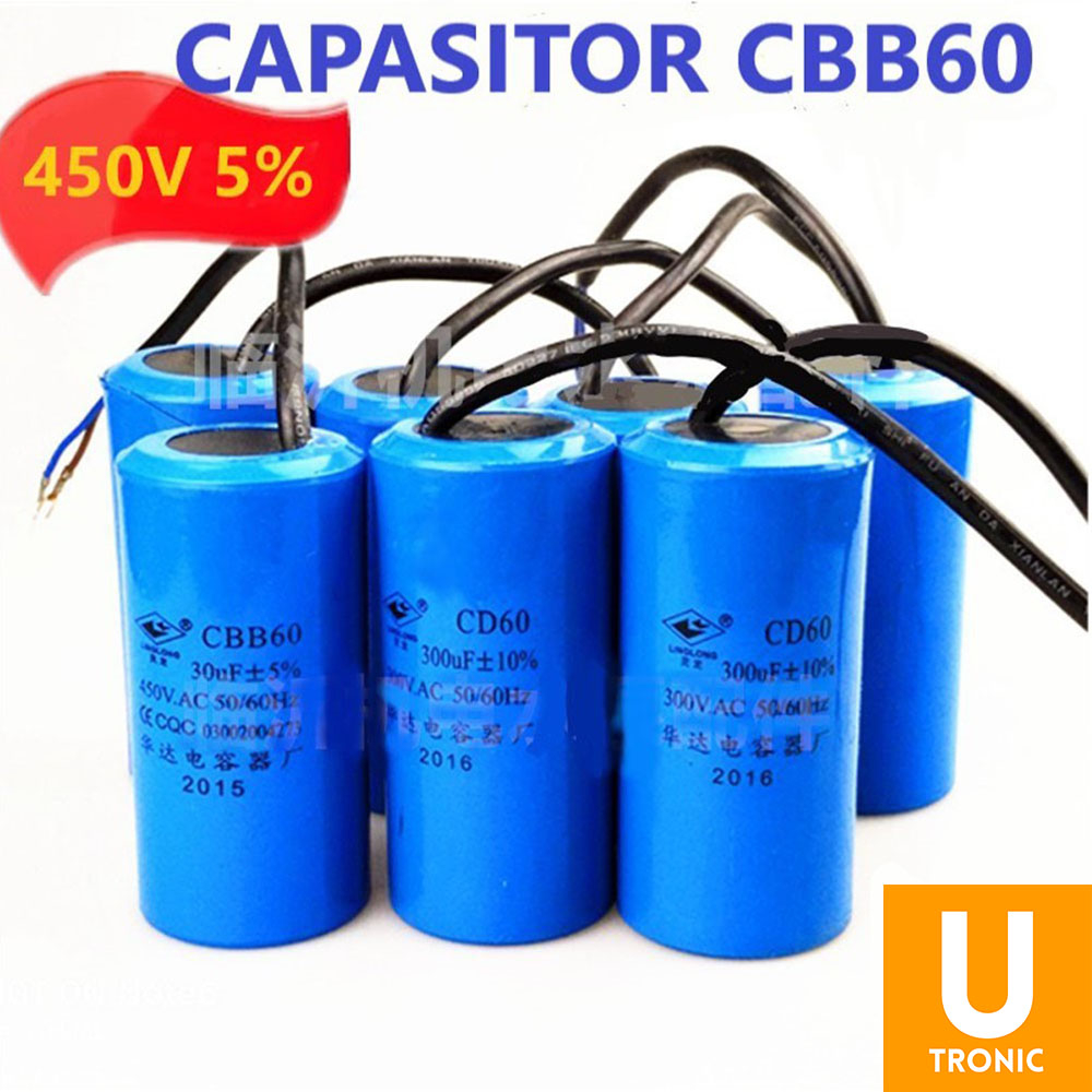 Jual Capacitor CBB60 450V 5% For Screw Submersible pump (7216) | Shopee Indonesia