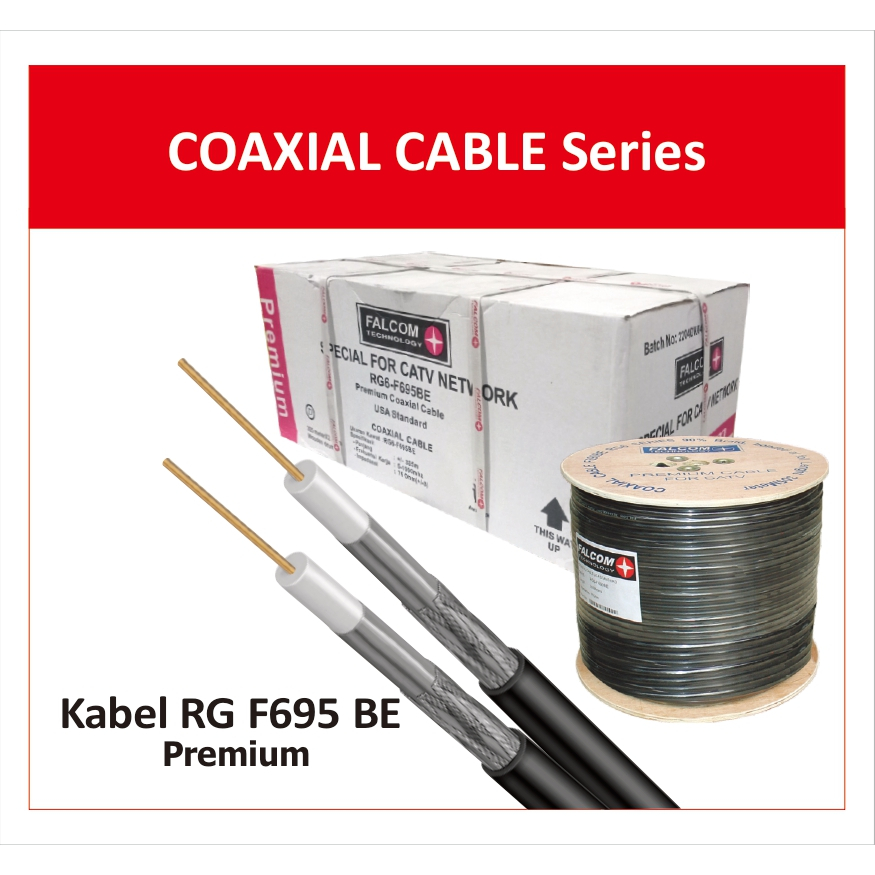 Jual Kabel coaxial RG 695 BE FALCOM | Shopee Indonesia
