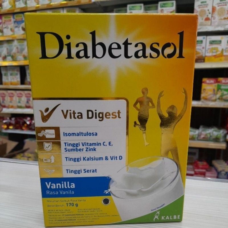 Jual susu diabetasol 170gram vanila | Shopee Indonesia