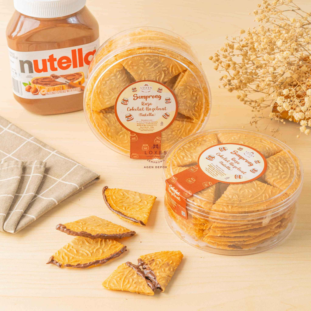 Jual Loves Semprong Nutella Choco Hazelnut | Shopee Indonesia