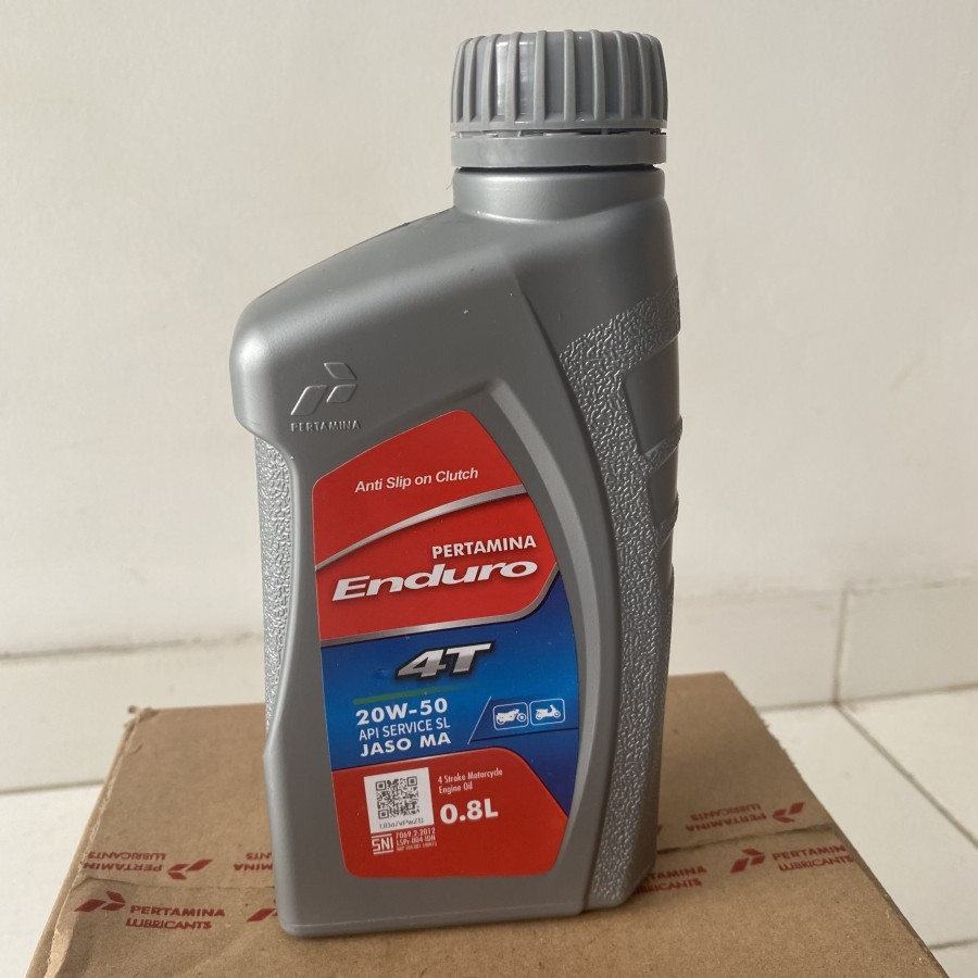 Jual 27 /BTL ENDURO 4T 800ML OLI OIL MESIN PERTAMINA 20W 50 JASO MA API ...