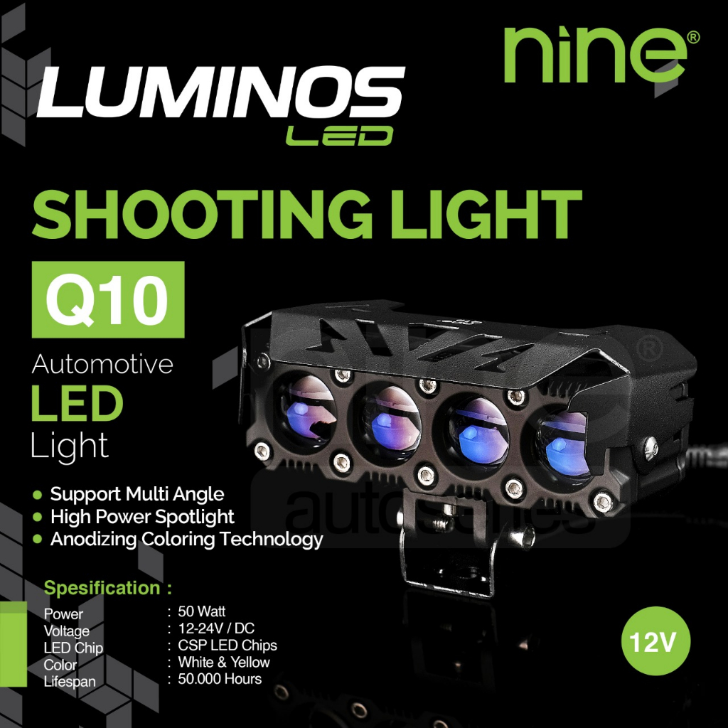 Jual LAMPU NINE LUMINOS LED Q10 BLUELENS | Shopee Indonesia