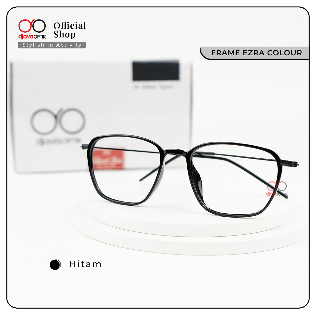 Jual DJAVA OPTIK - Frame Ezra - Photocromic Normal Pabrik NO MINUS Gelap Photogrey Transparan ...