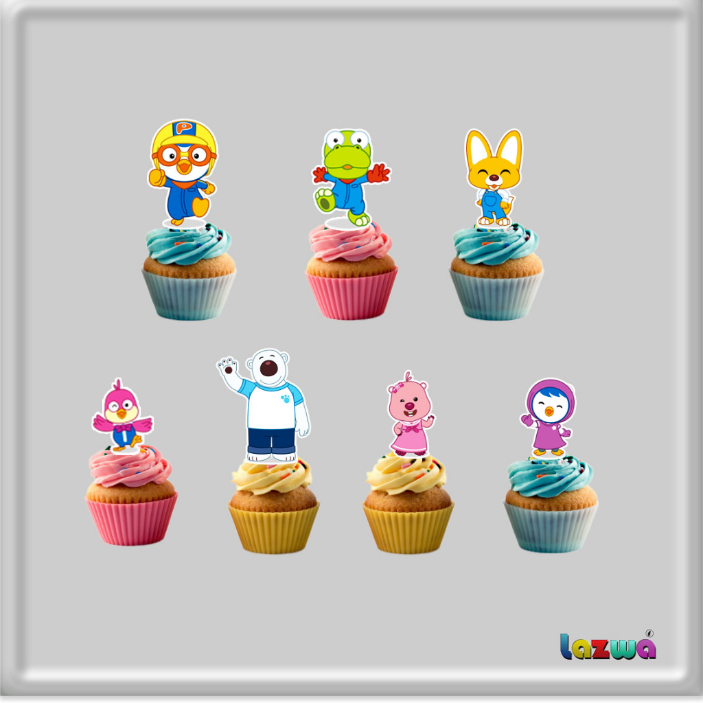 Jual Topper cupcake Pororo Hiasan kue | Shopee Indonesia