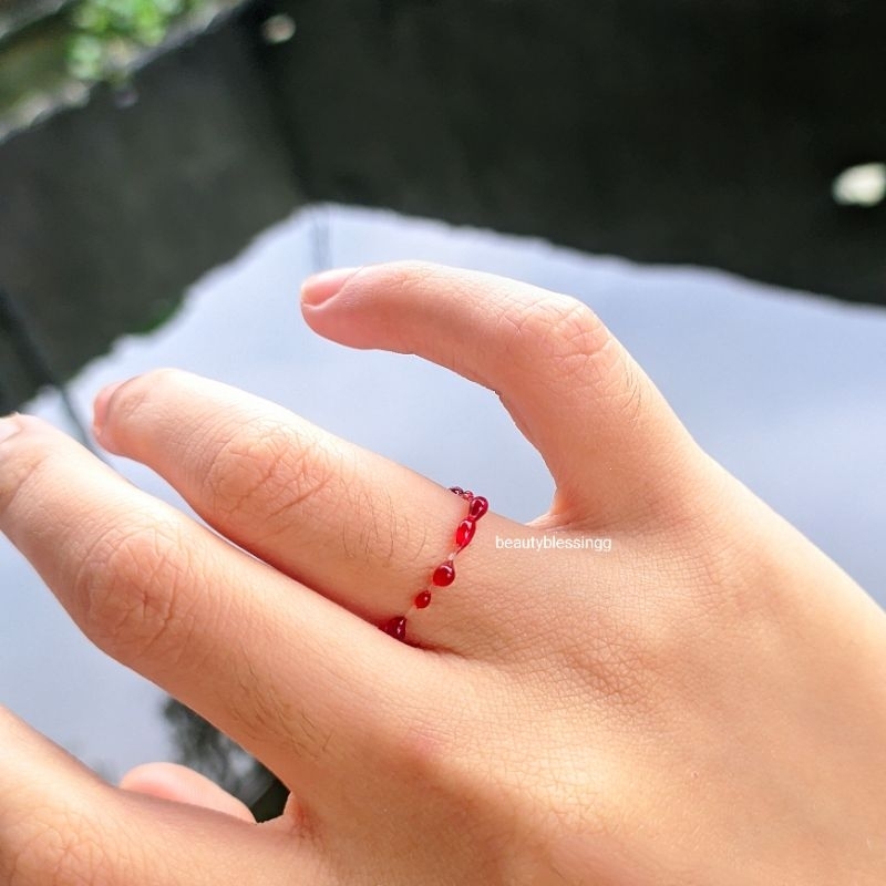 Jual Cincin Darah Palsu / Fake blood Ring | Shopee Indonesia