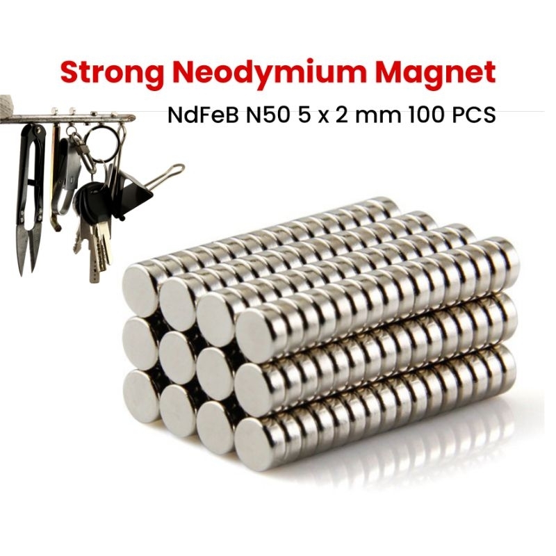 Jual Strong Neodymium Magnet NdFeB N50 100 PCS | Shopee Indonesia