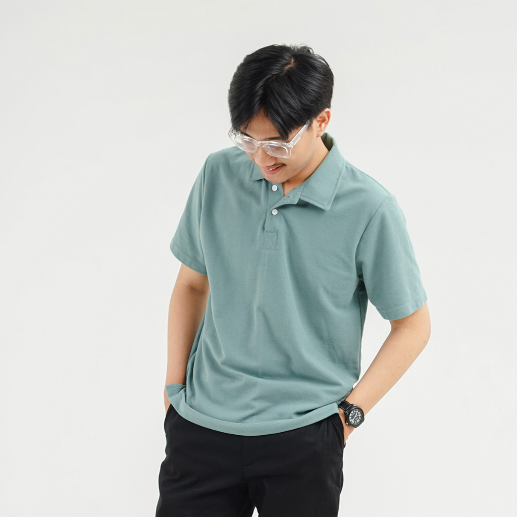 Jual Kaos Polo Shirt Pria Kerah Polos Otaco | Shopee Indonesia