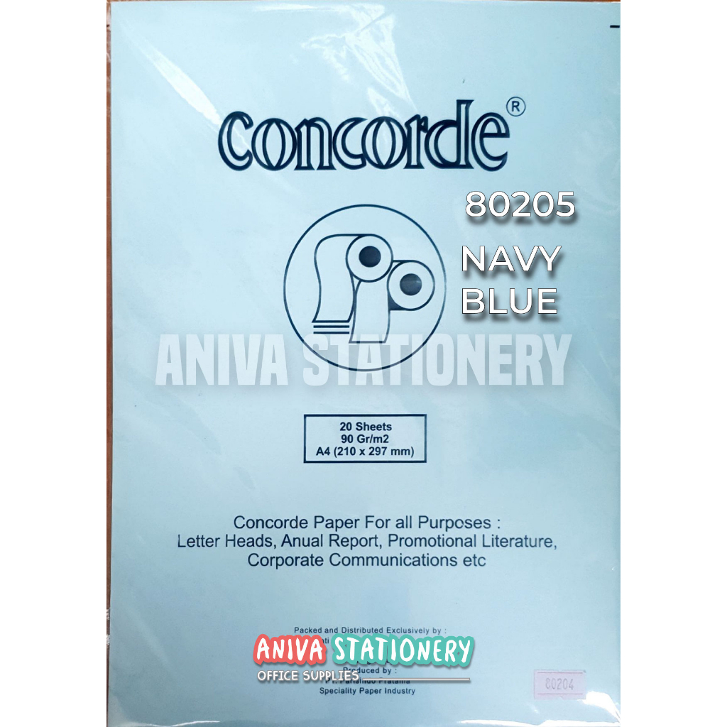 Jual KERTAS CONCORDE A4 90GR PAPER WARNA KONKORD IJAZAH PIAGAM ...