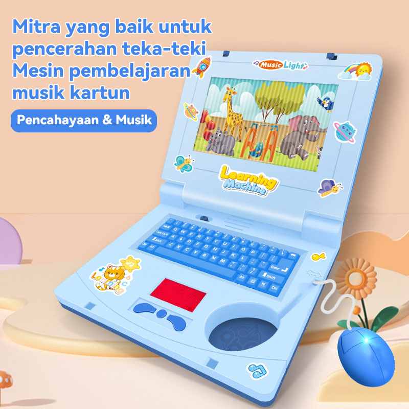 Jual Mainan Laptop Anak Mainan Edukasi With DIY Stiker Mainan Tablet ...