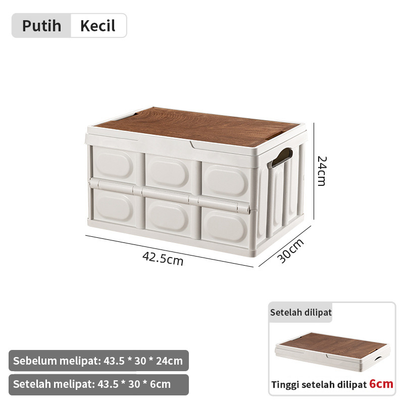 Jual Kotak Penyimpanan Penutup Kayu Multi-Fungsi Dengan Pegangan Kotak ...