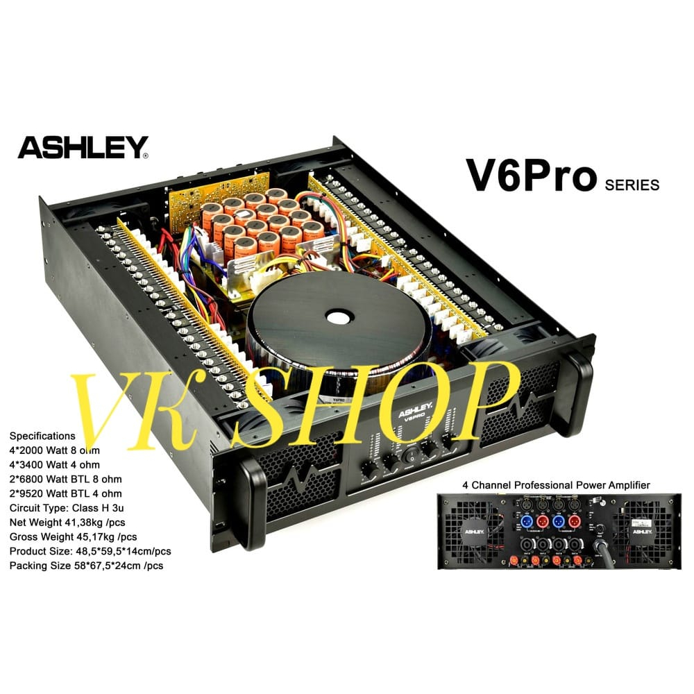 Jual Power Ashley V6 PRO SERIES Original Ashley V 6 PRO SERIES 4 ...