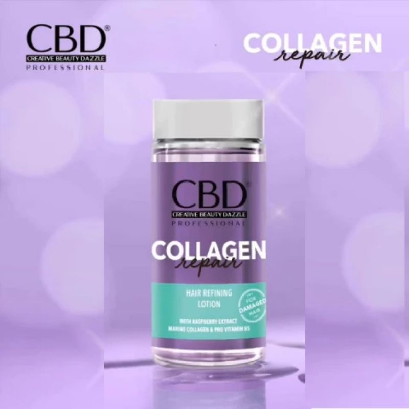 Jual CBD Collagen Repair Hair Refining Lotion (ISI 3 / BOTOL KACA ...
