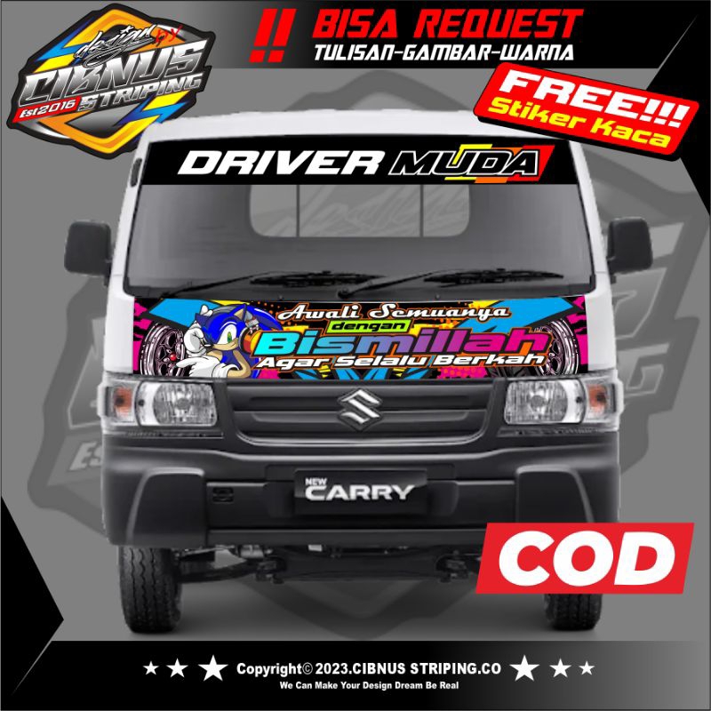 Jual Stiker Decal Kabin Mobil PickUp New Carry.sticker body cabin ...