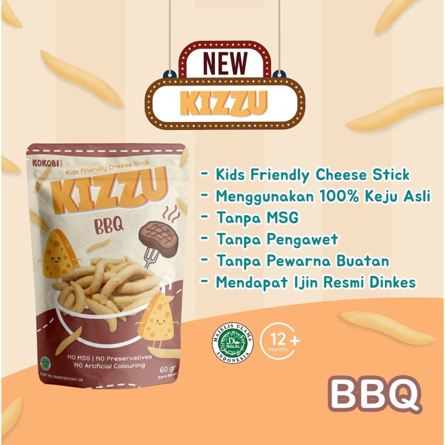 Jual Kokobi - Kizzu - Cheese Stick - Stik Keju - 60gr - Double Cheese ...