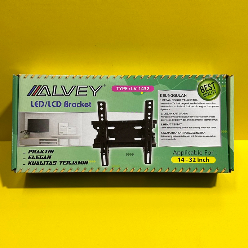 Jual Bracket TV Alvey 14 - 32 Inch / Breket Braket Televisi 32 Inci ...