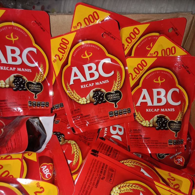 Jual KECAP MANIS ABC REFIL 2000 ISI 75G X 5 PCS | Shopee Indonesia