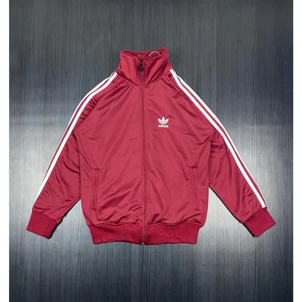 Jual JAKET ADIDAS FIREBIRD CASUAL TRACKTOP MERAH PREMIUM PRIA WANITA ...