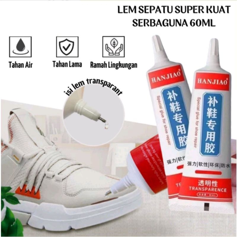Jual LEM SEPATU SANDAL SUPER KUAT TAHAN AIR / LEM HANJIAO SERBAGUNA ...