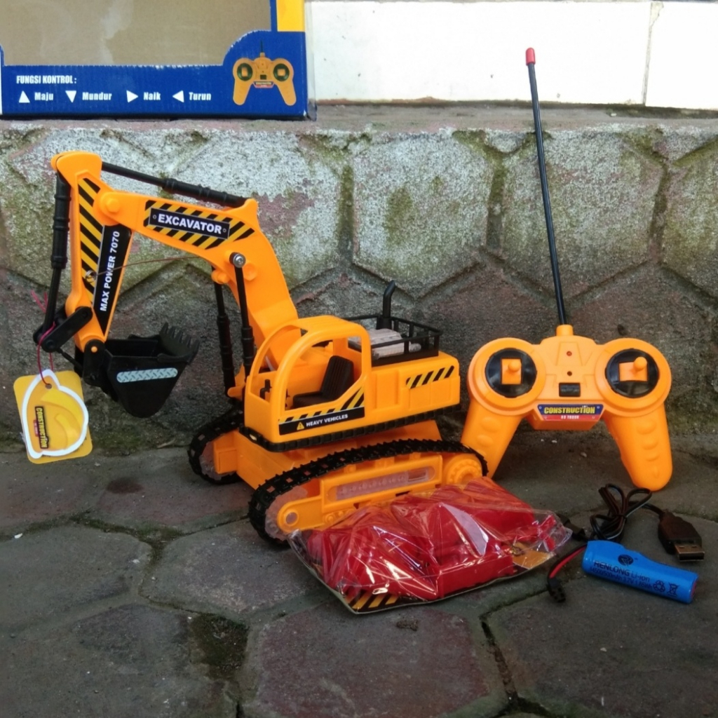 Jual Mainan RC Construction Excavator Remote Control KGP 7070 Murah ...