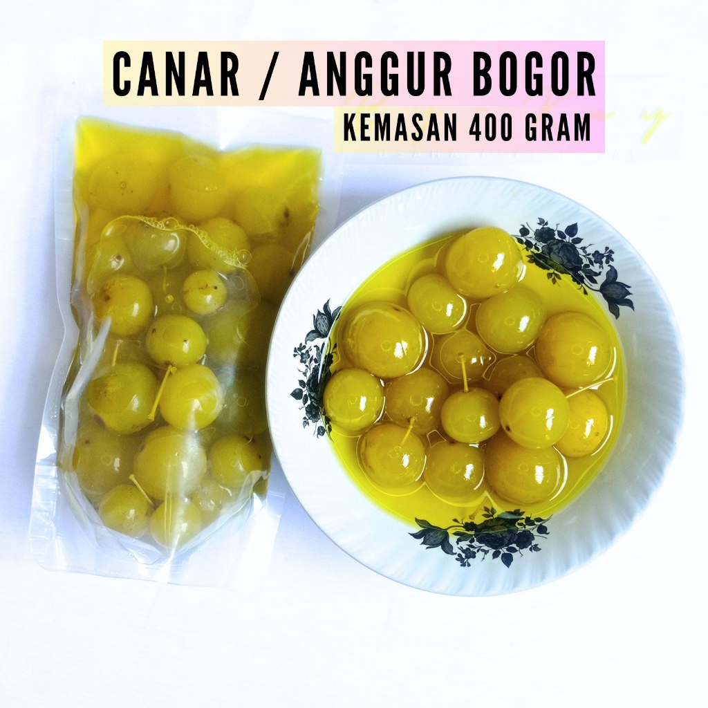 Jual BY KNY 400g Anggur bogor manisan buah canar asinan buah rujak buah ...
