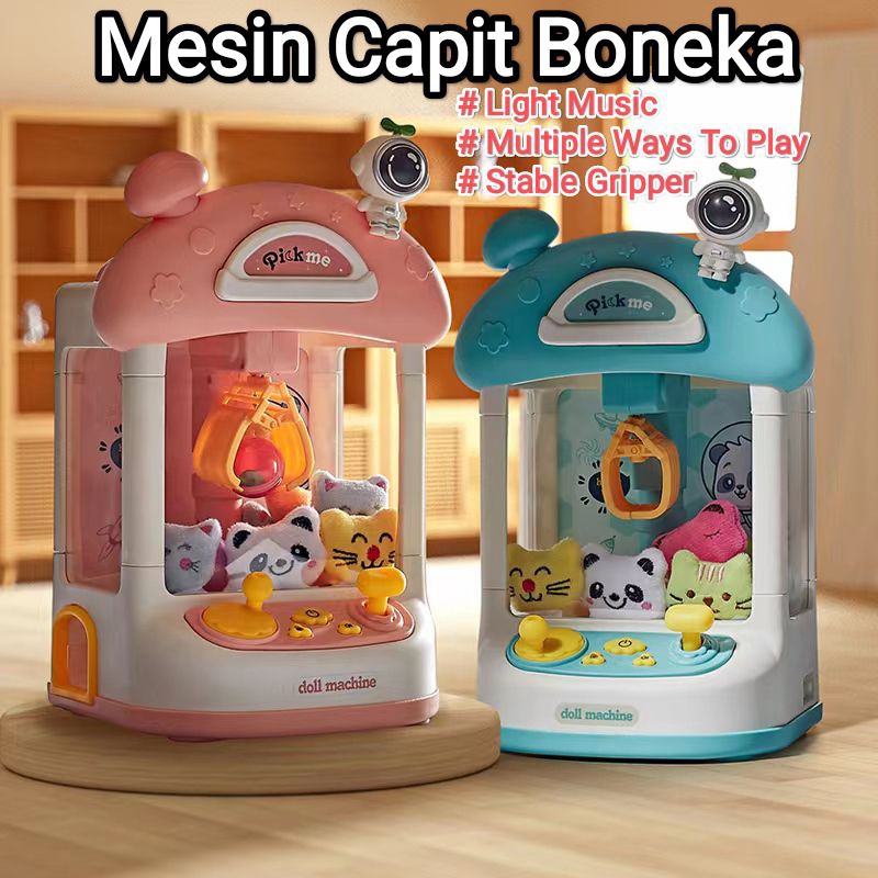 Jual Mesin Capit Boneka Doll Machine Spaceman Mainan Cakar Anak Anak Kado Ulang Tahun Anak Cowok ...