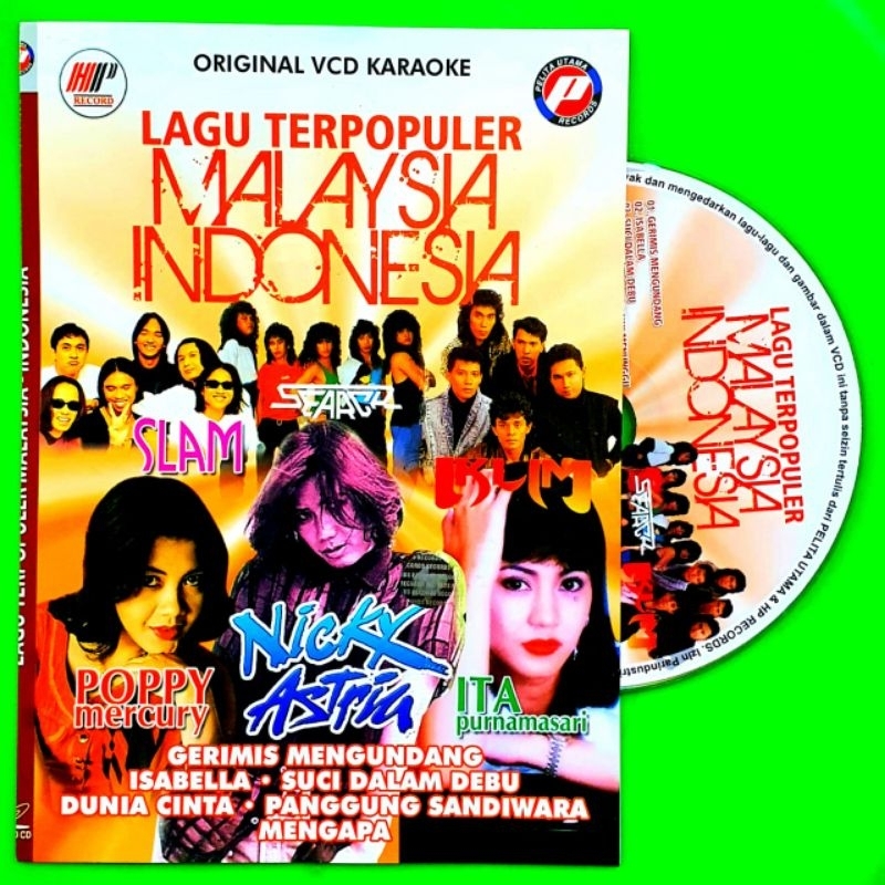 Jual KASET ORIGINAL VCD KARAOKE LAGU MALAYSIA INDONESIA-KASET VCD KARAOKE DUET-KASET CD KARAOKE ...