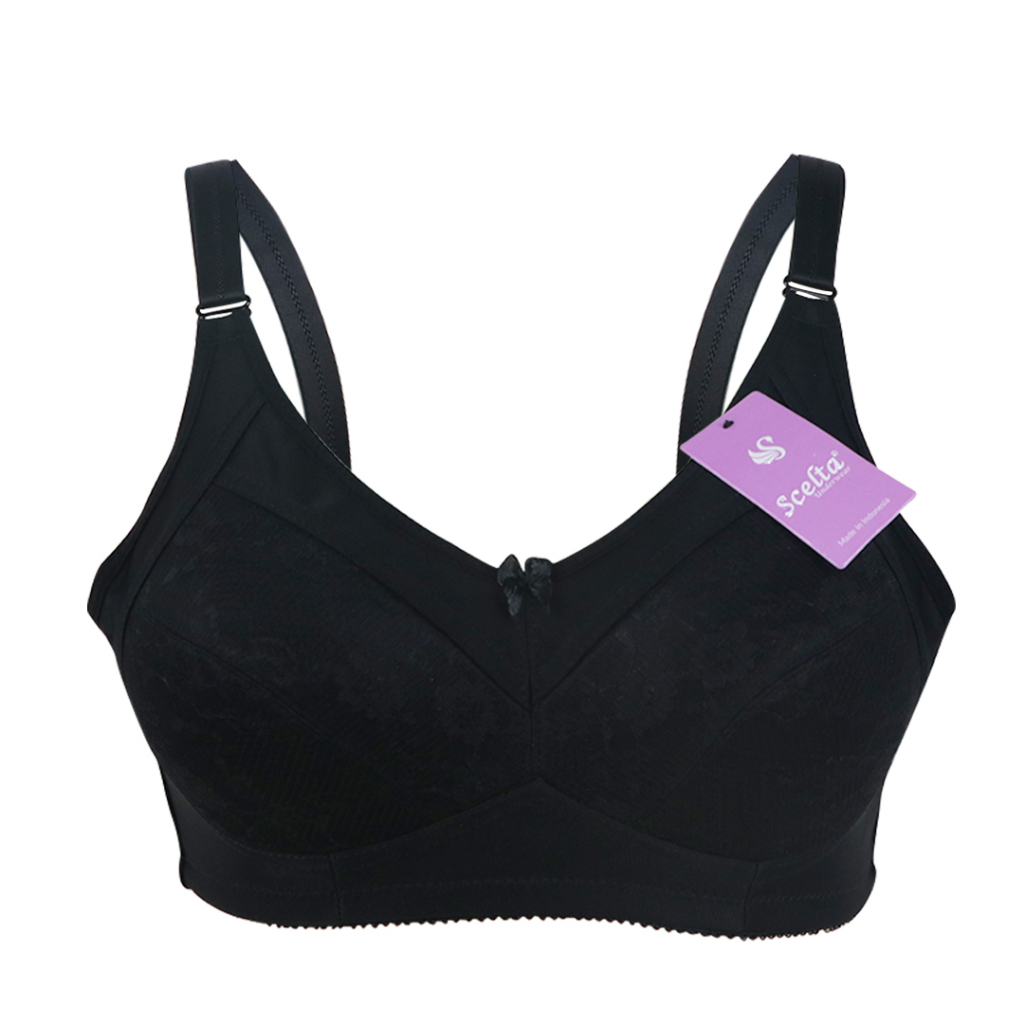 Jual Scelta - Basic Sport Bra Tanpa Kawat Bh Olahraga Kait Lebar Scnc ...