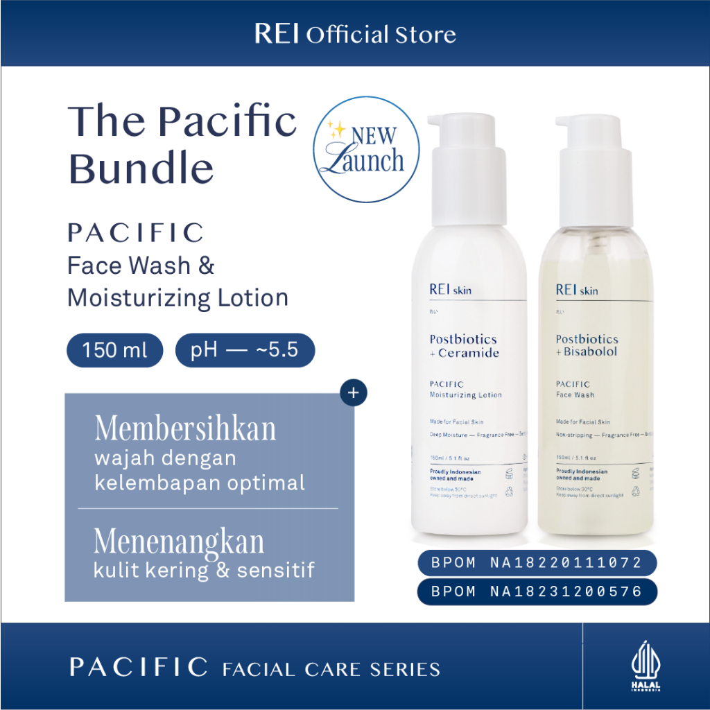 Jual REI Skin The Pacific Bundle (Face Wash & Face Lotion) | Shopee ...