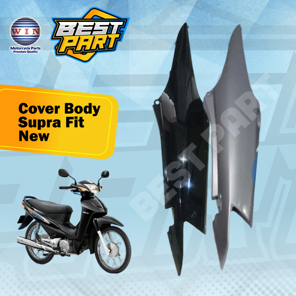 Jual Cover Body Honda Supra Fit New Merk WIN Murah Kanan Kiri | Shopee ...