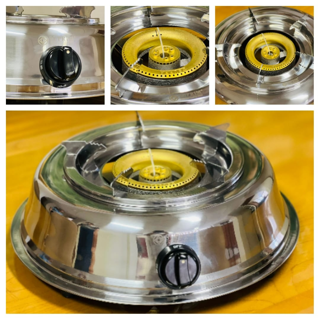 Jual SUPRA Kompor gas elpiji 1 tungku bulat stainless steel SUPRIM ...