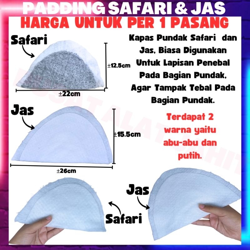 Jual BUSA PAD PADDING PEDING TAMBAHAN LAPISAN PENEBAL PUNDAK BAHU ...