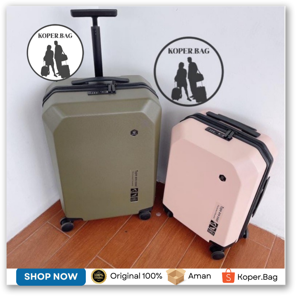 Jual Koper KB004 uk 20-24 inch SINGLE STICK + DOUBLE ZIPPER + TSA LOCK ...