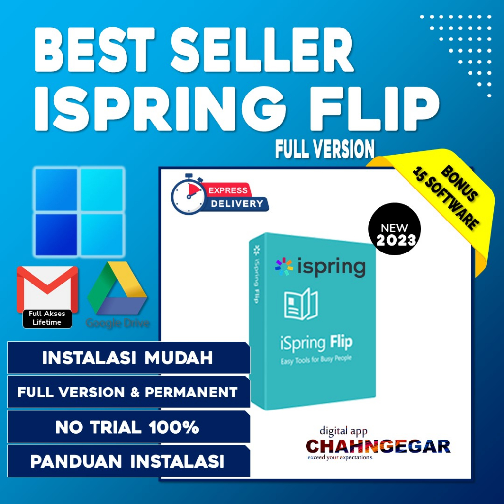 Jual iSpring Flip 9.3.3 Full Version Permanen Software untuk membuat ...