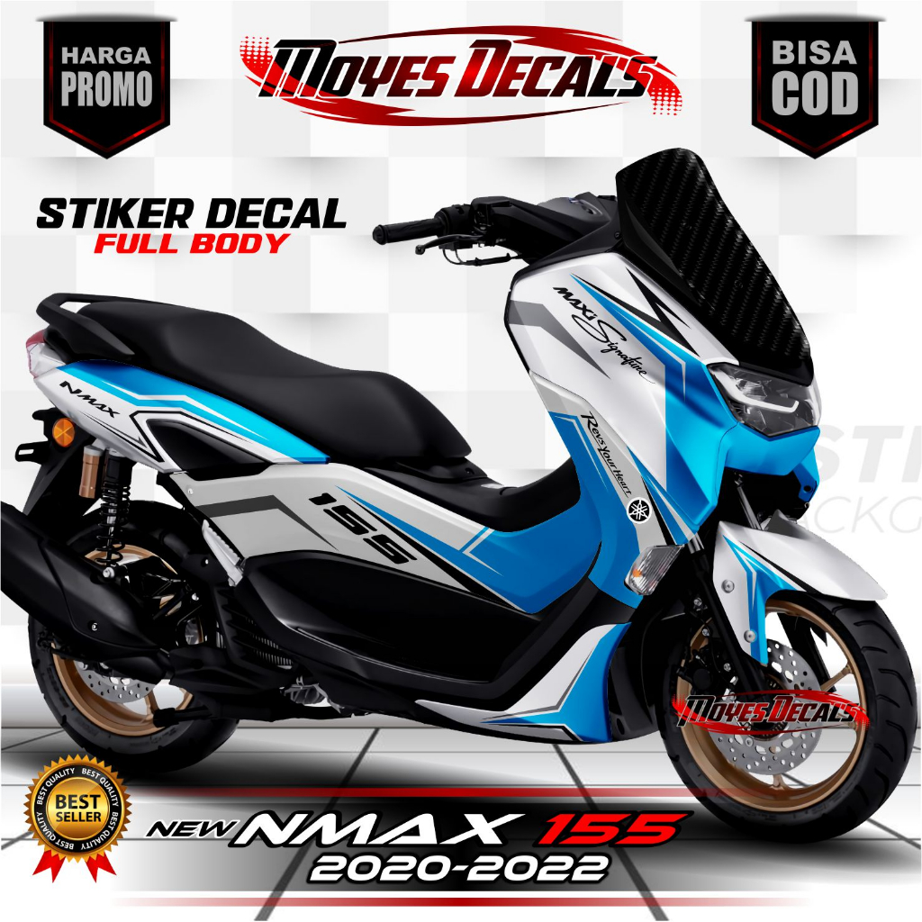 Jual BISA COD Decal Sticker Yamaha Nmax 155 New Fullbody Racing Decal ...