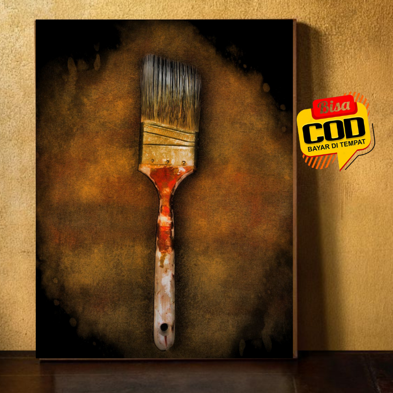 Jual Poster Barang Antik Kuas Hiasan Dinding Mdf Untuk Wall Pajangan ...