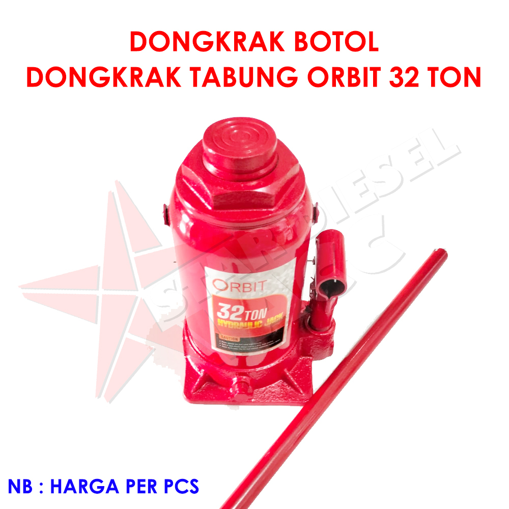 Jual HYDRAULIC JACK DONGKRAK BOTOL 32 TON DONGKRAK ORBIT DONGKRAK ...