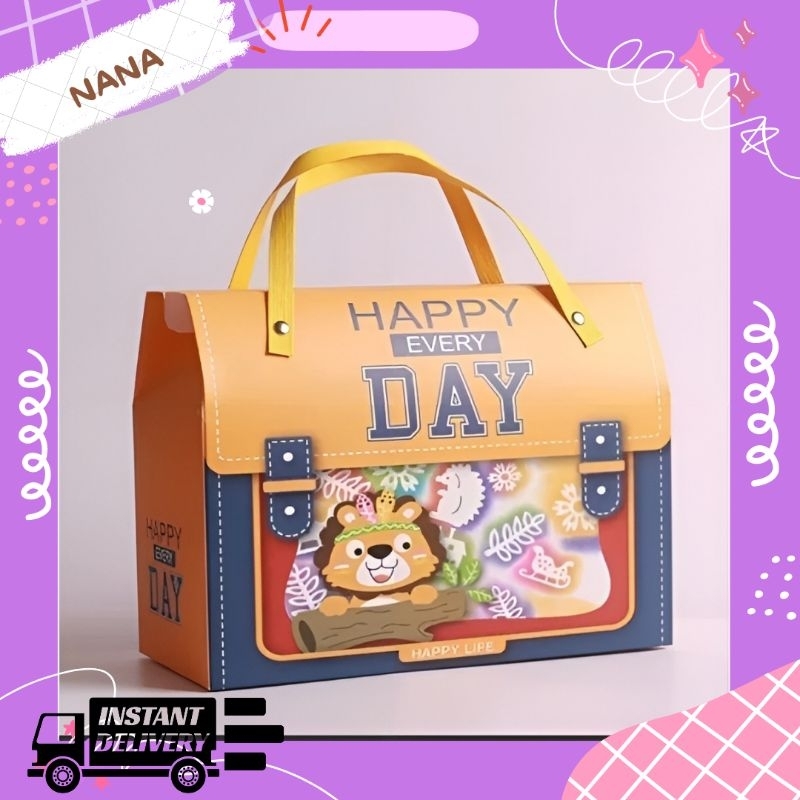 Jual BOX TENTENG GODDIE BAG HADIAH ULTAH KOTAK HAMPERS MOTIF LUCU GB-17 ...