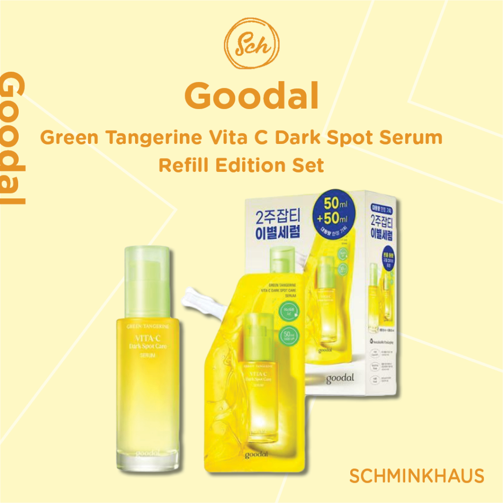 Jual GOODAL Green Tangerine Vita C Dark Spot Care Serum Edition - SET ...