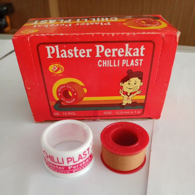 Jual Plester Perekat Chilli Plast 12,5mm ×1m | Shopee Indonesia