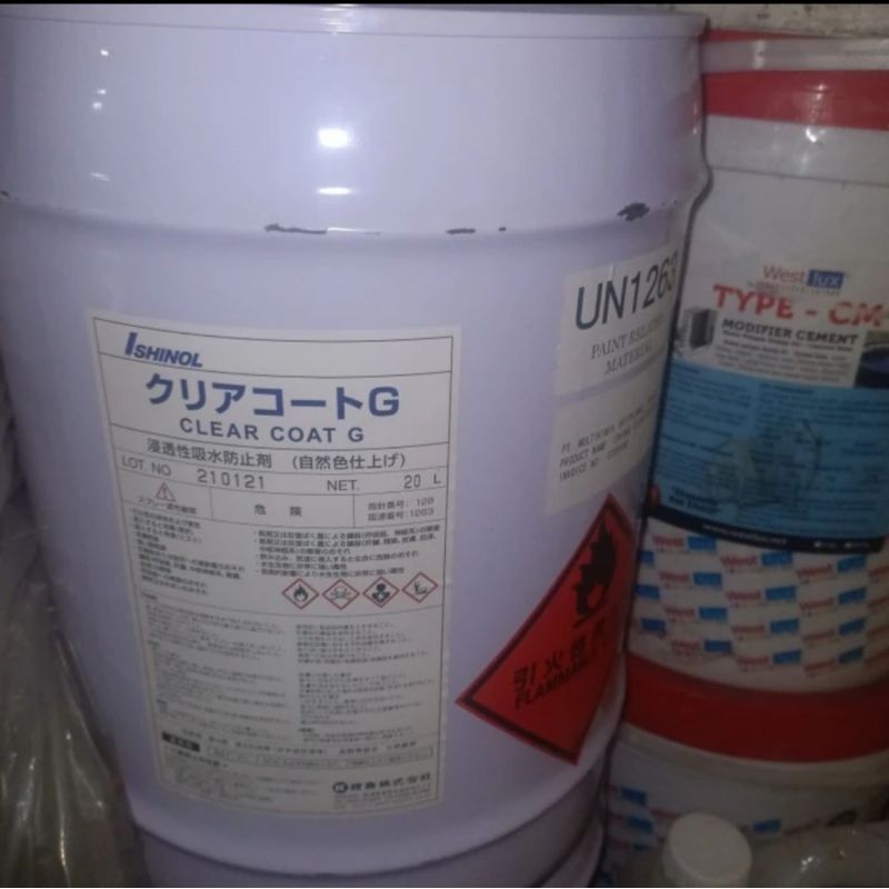 Jual Coating / Koting Ishinol Clear Coat G Original 1Pail @20liter ...