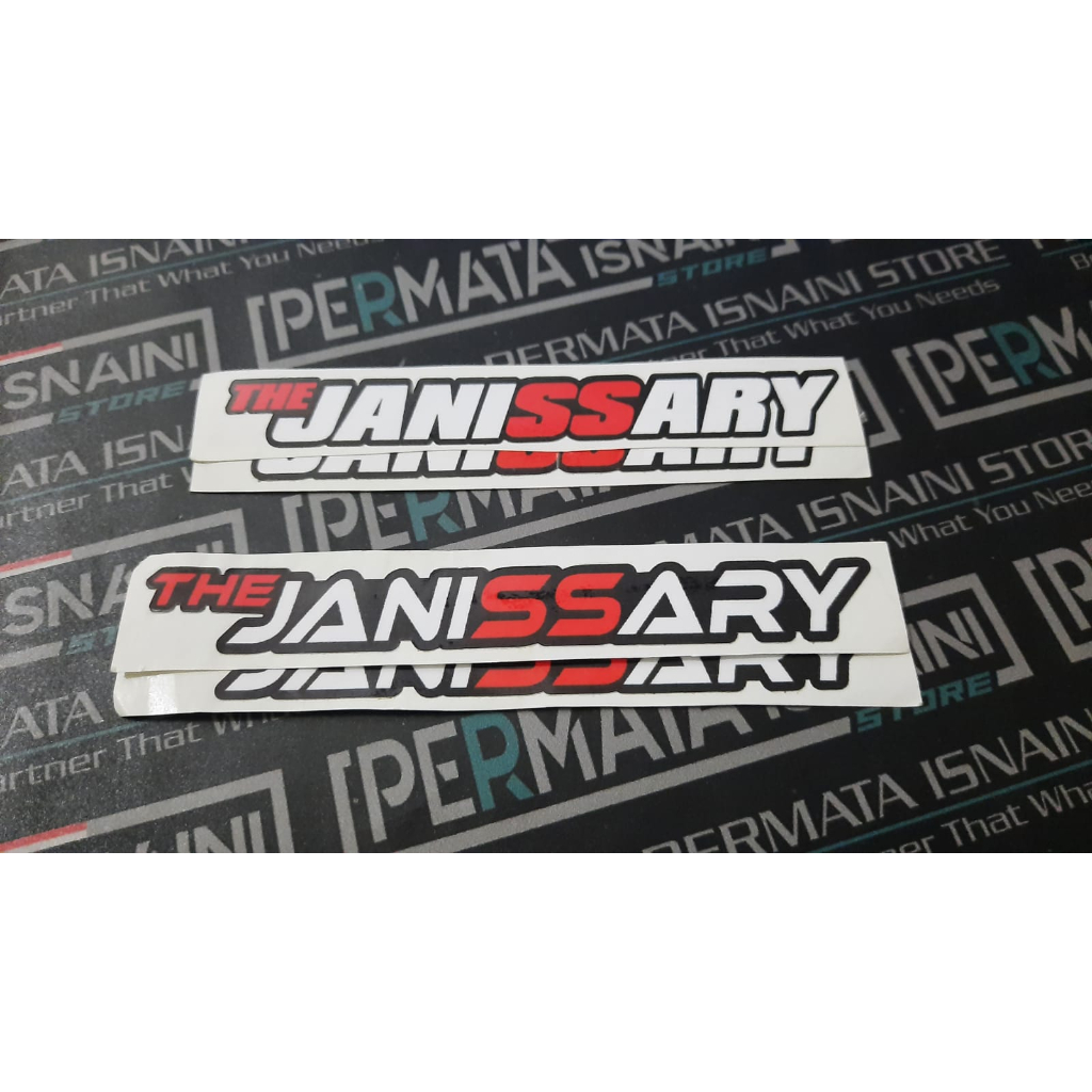 Jual Sticker Vinyl Julukan Po Haryanto HR THE JANISSARY ala Bismania by ...