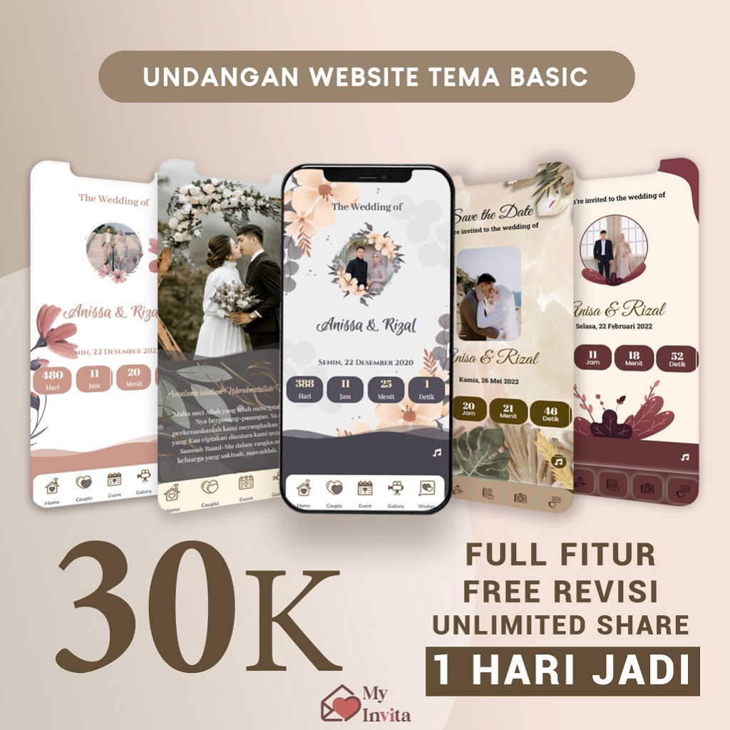 Jual 𝐌𝐲𝐈𝐧𝐯𝐢𝐭𝐚 𝐔𝐍𝐃𝐀𝐍𝐆𝐀𝐍 𝐖𝐄𝐁𝐒𝐈𝐓𝐄 TEMA BASIC UNDANGAN WEBSITE UNDANGAN ...