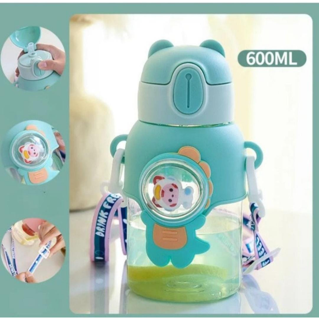 Jual Botol Sedotan Anak Aquarium Lucu Animal series Botol 700ML ...