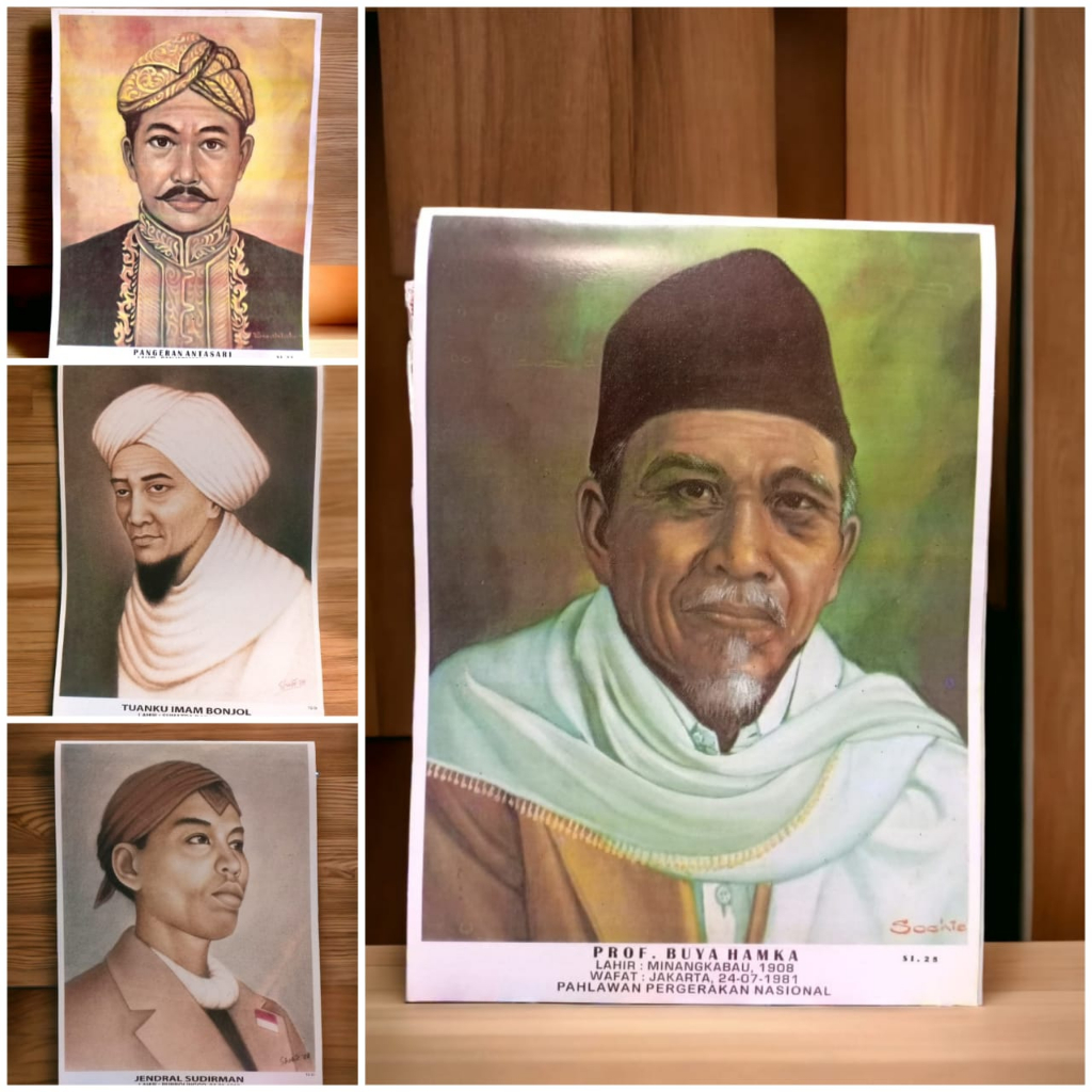 Jual POSTER PAHLAWAN DAN TOKOH NASIONAL RI UKURAN TANGGUNG 25x34cm ...